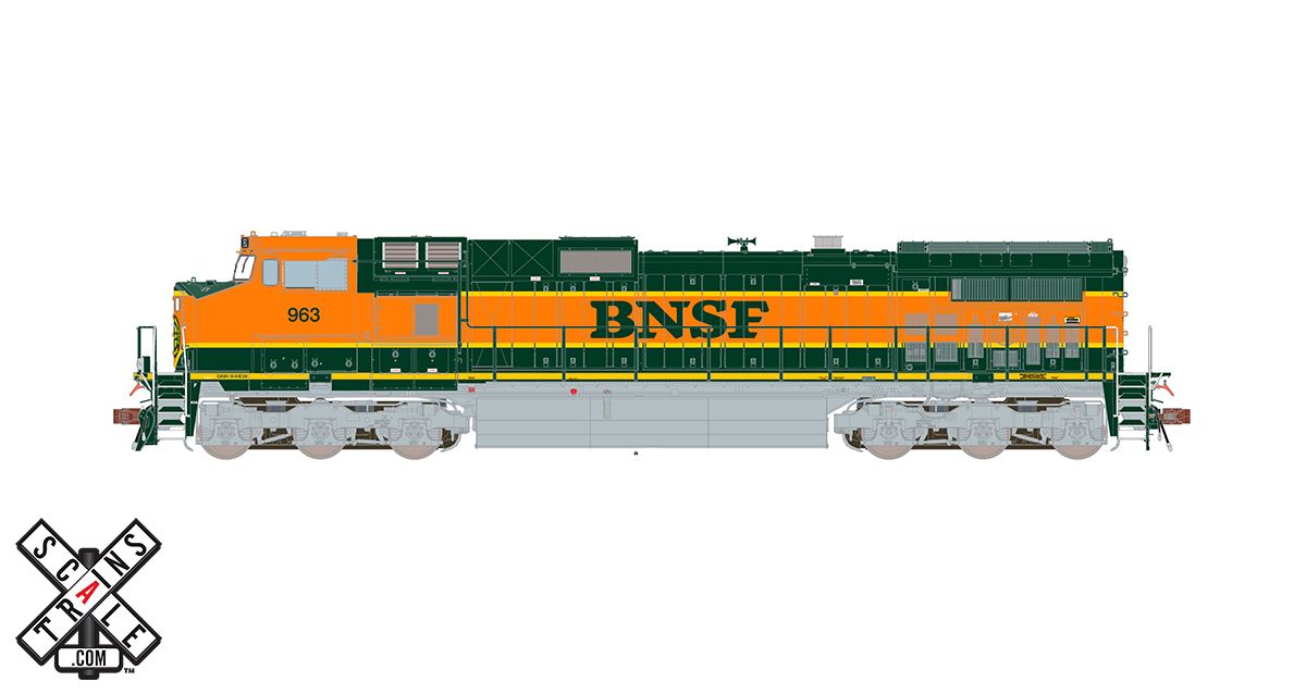 Locomotiva C44-9W BNSF Com Som e DCC - Rio Grande Modelismo