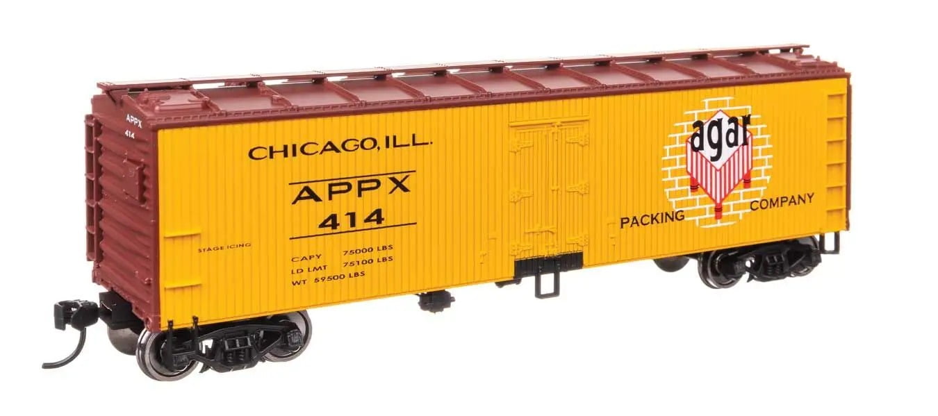 40' Wood Reefer W/Steel Roof AGAR APPX - Rio Grande Modelismo